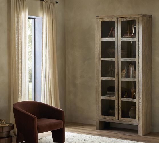 Aspen Display Cabinet | Pottery Barn