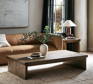 Aspen Rectangular Coffee Table (65") | Pottery Barn