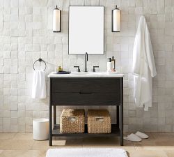 Linden Rectangular Mirror | Pottery Barn