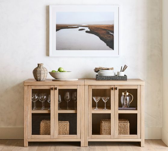 Modern Farmhouse Display Console (68") | Pottery Barn