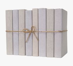 Linen Wrapped ColorPak Books | Pottery Barn