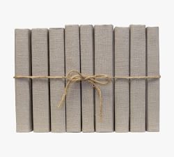 Linen Wrapped ColorPak Books | Pottery Barn