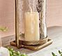 Flynn Metal Hurricane Candleholder | Pottery Barn