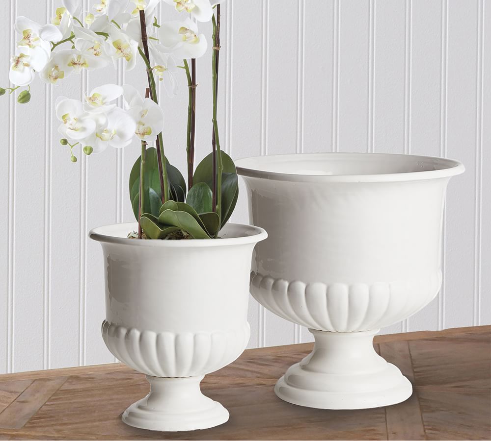 Silas Pedestal Clay Bowl | Pottery Barn