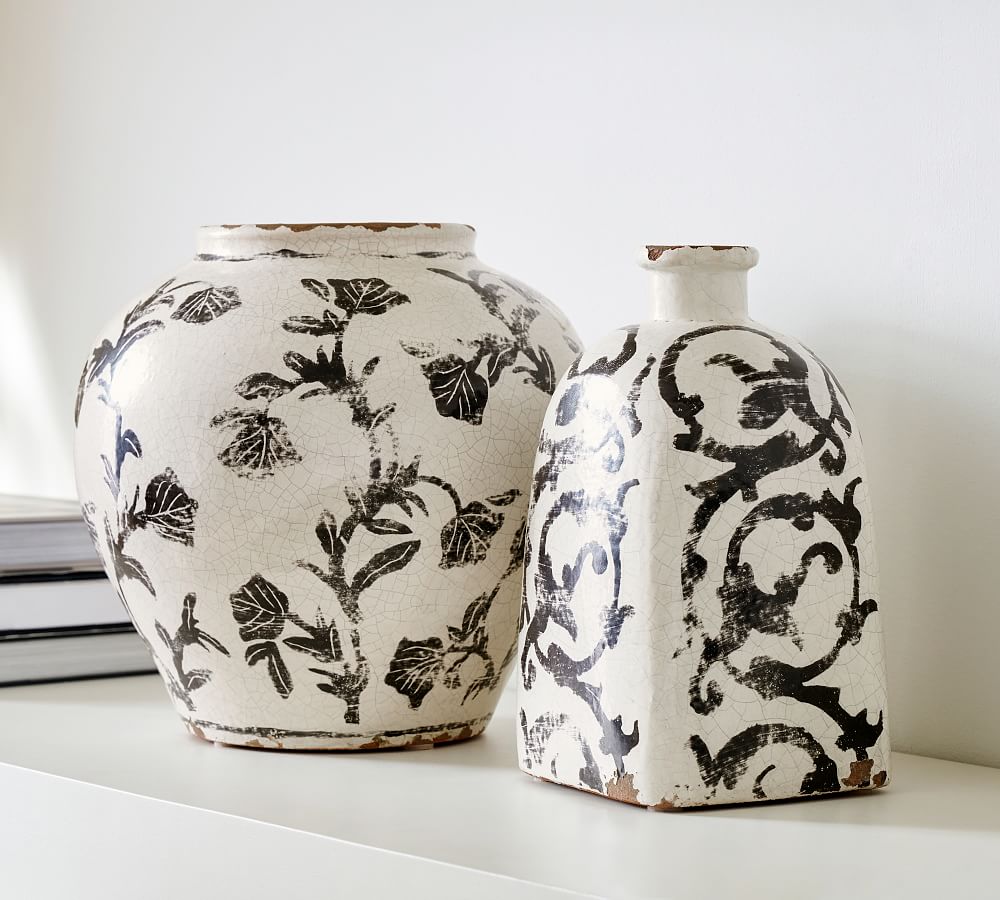 Marrakesh Handcrafted Ceramic Vases | Pottery Barn