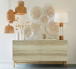 Handmade Ceramic Shell Wall Art - Set of 3 | Pottery Barn