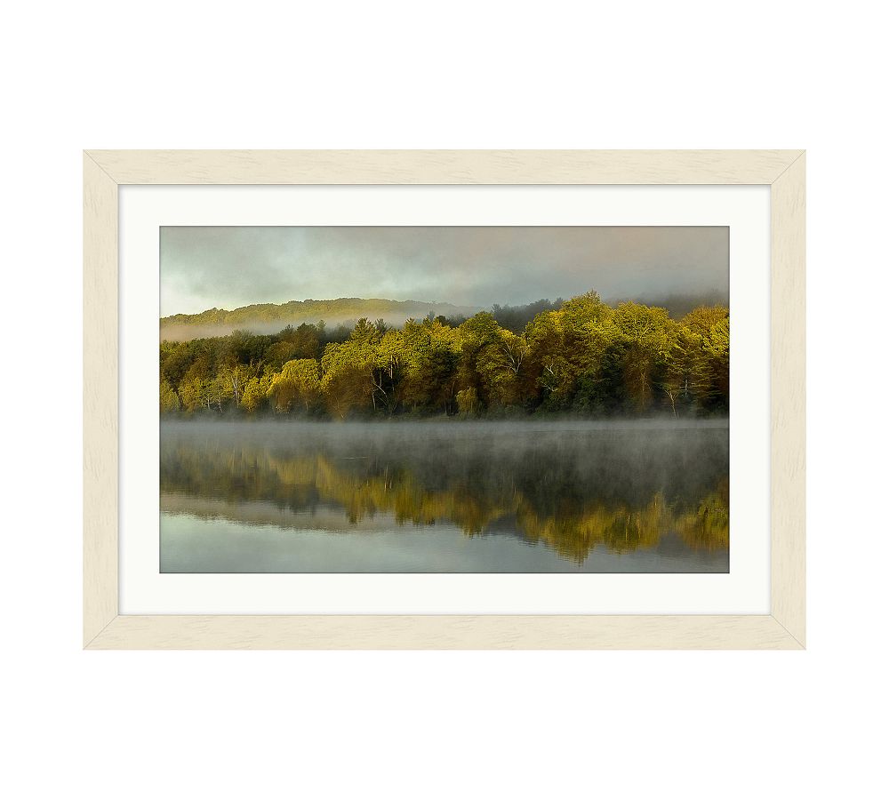 Foggy Lake Morning by Alisha Clarke for ArtLifting | Pottery Barn