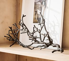 Handcrafted Cast Bronze Branch | Pottery Barn