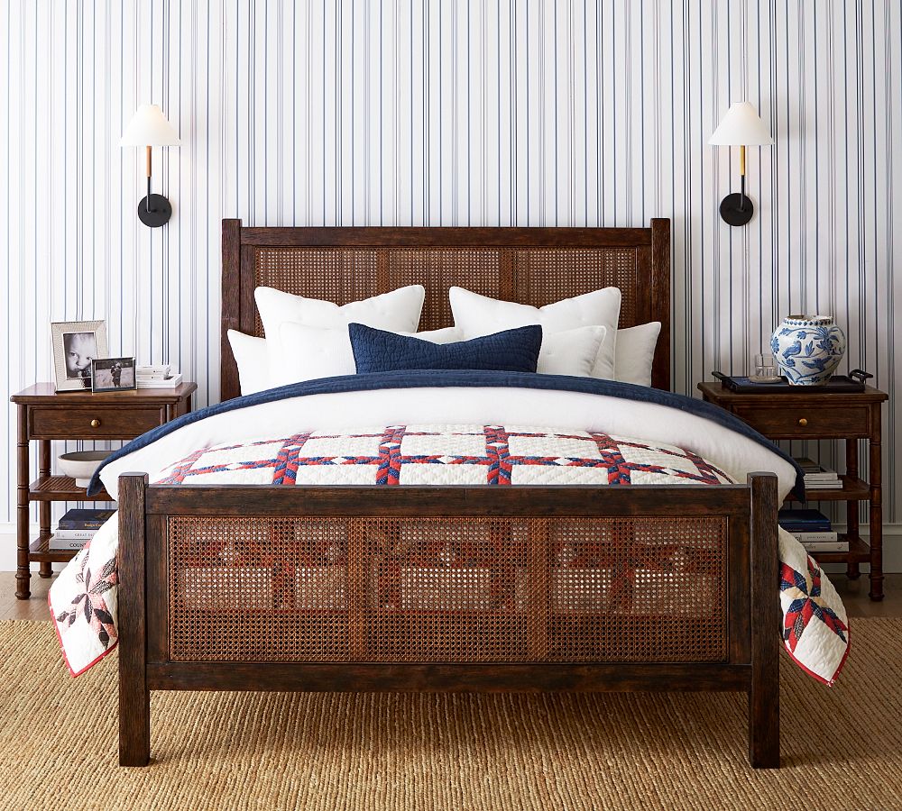 Augusta Cane Bed | Pottery Barn