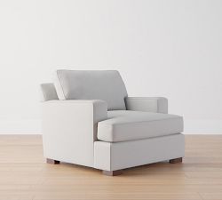 Townsend Square Arm Chair | Pottery Barn