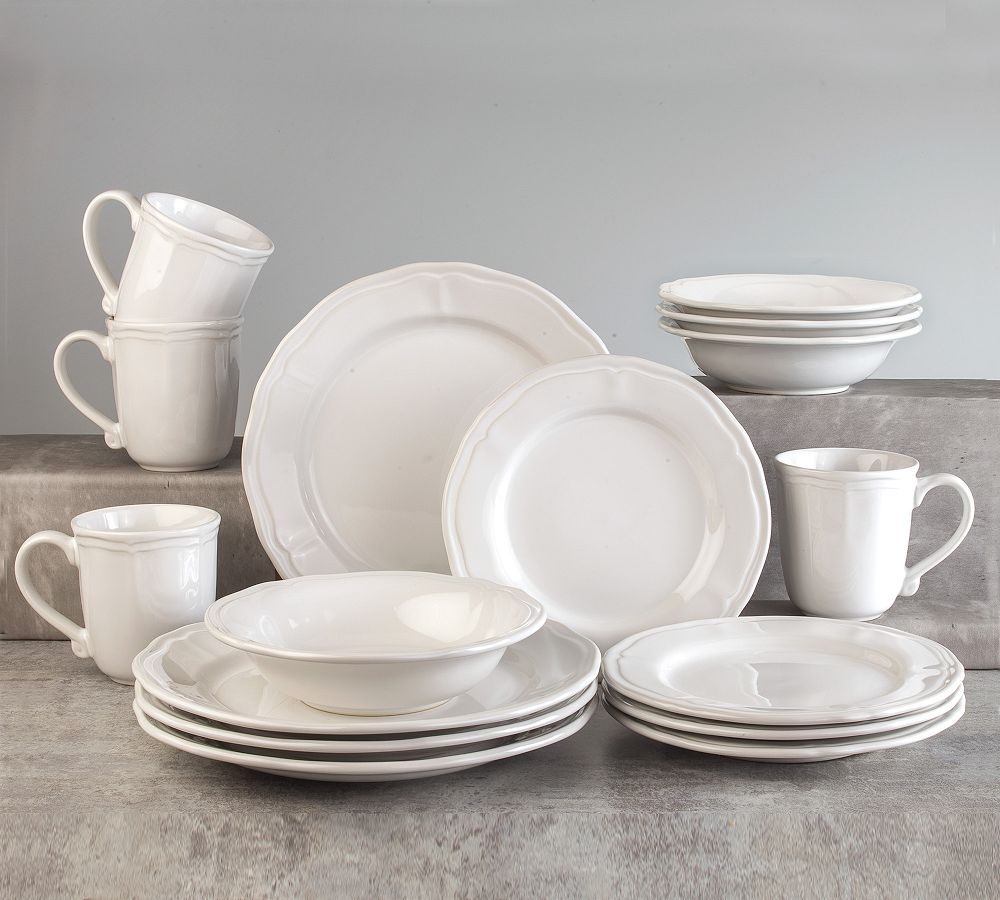 Sienna Stoneware 16 -Piece Dinnerware Set | Pottery Barn