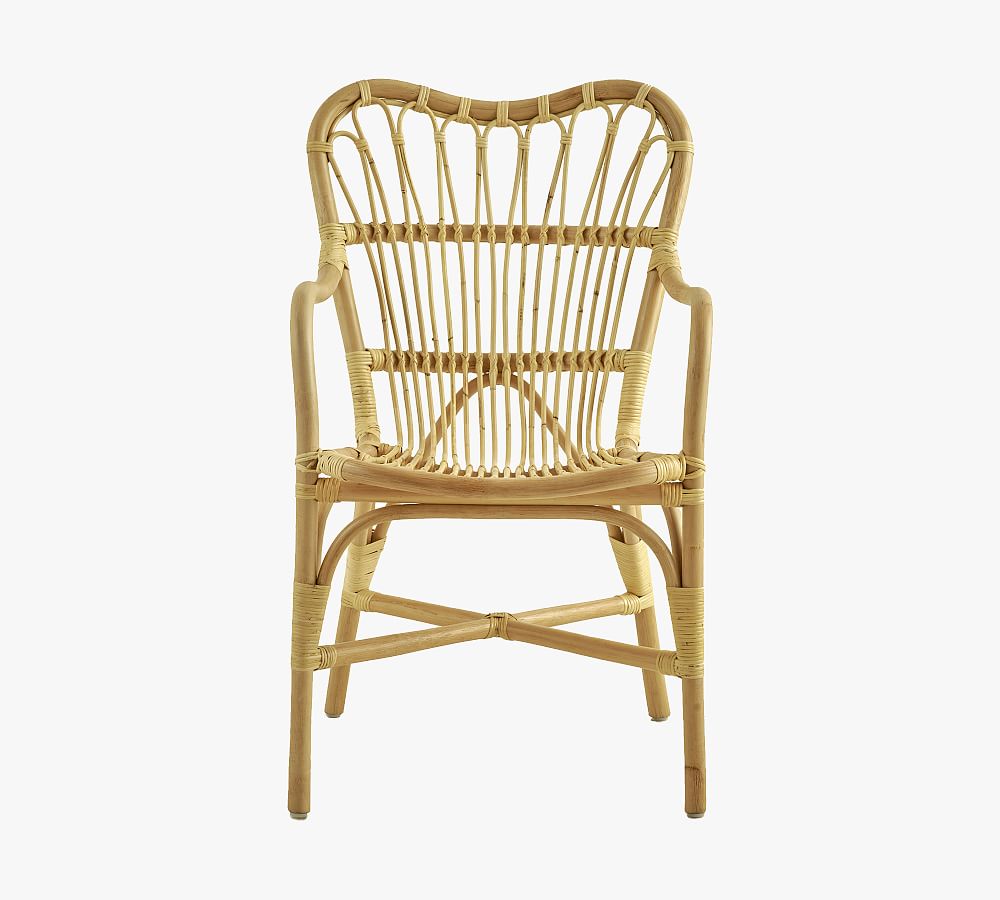 Margret Rattan Dining Chair | Pottery Barn