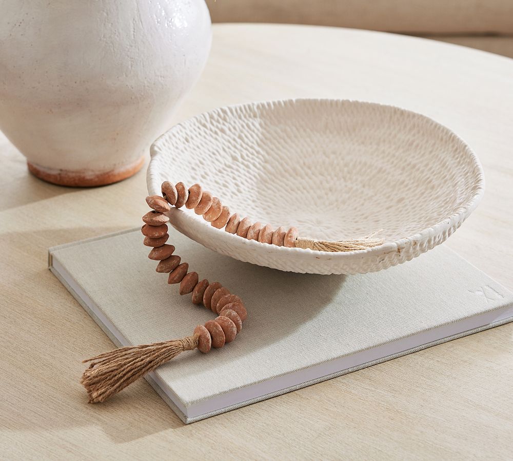 Artisan Handcrafted Terracotta Beaded Rope | Pottery Barn