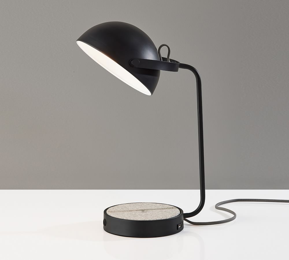 Aeillo Metal Charging USB Task Lamp | Pottery Barn