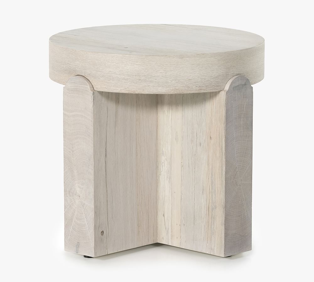 Rocky Round End Table | Pottery Barn