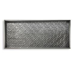 Patterned Gray Boot Tray | Pottery Barn