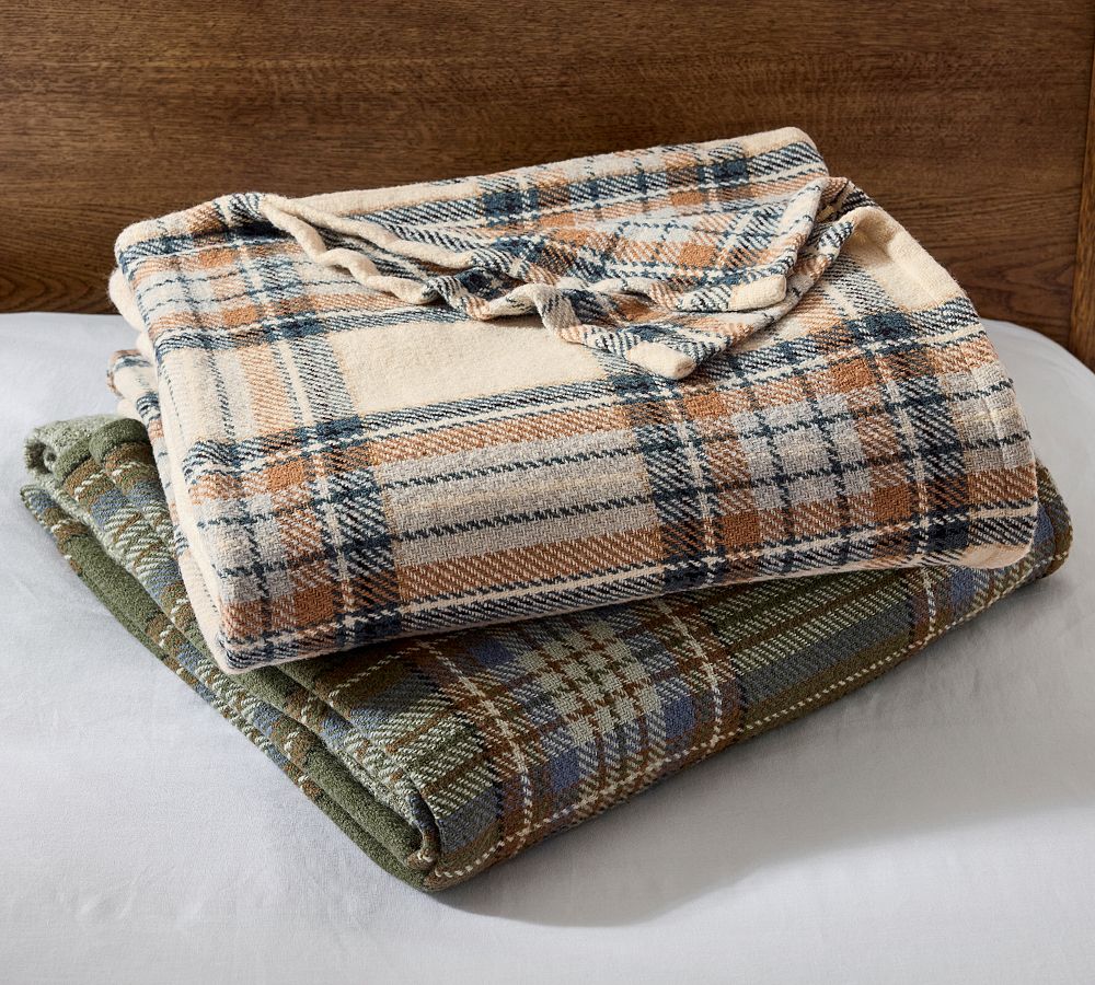 Plaid Woven Blanket | Pottery Barn