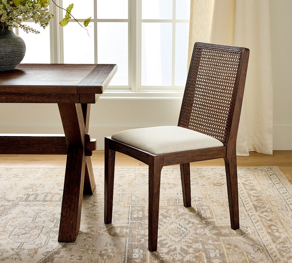 Monty Cane Dining Chair | Pottery Barn