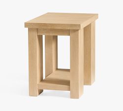 Modern Farmhouse Rectangular Side Table (16") | Pottery Barn