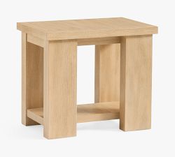 Modern Farmhouse Rectangular Side Table (16") | Pottery Barn