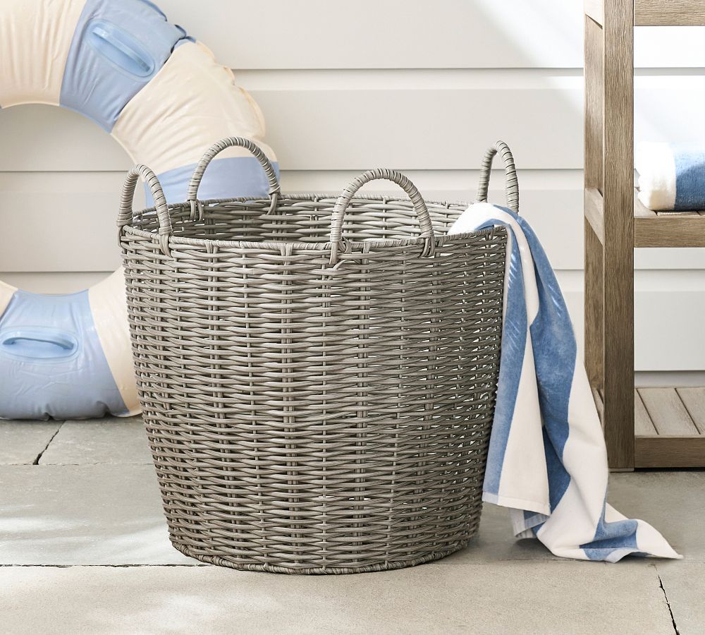 Newport Handwoven Tote Baskets | Pottery Barn