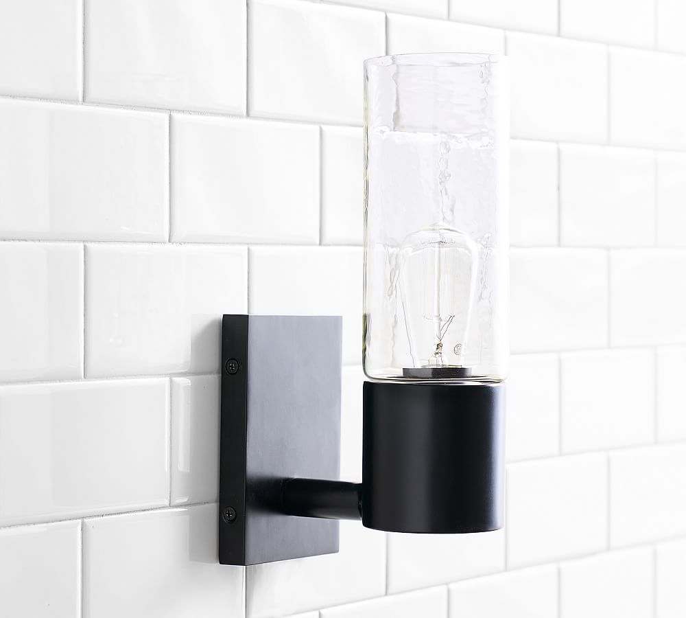 Frances Tube Sconce | Bathroom Light Fixtures | Pottery Barn