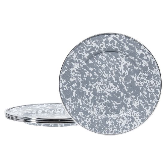 Golden Rabbit Swirl Enamel Collection | Pottery Barn