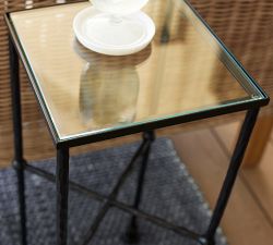 Verona Square Outdoor Side Table | Pottery Barn