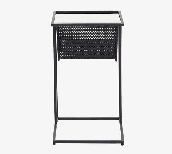 Jayden Marble C-Table | Pottery Barn