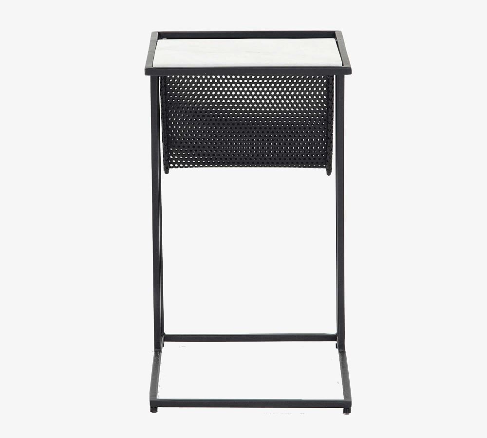 Jayden Marble C-Table | Pottery Barn