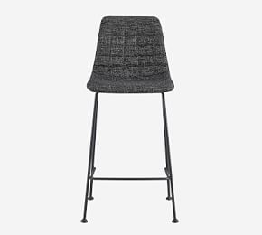 Eastvale Upholstered Stool, Set Of 2 | Pottery Barn