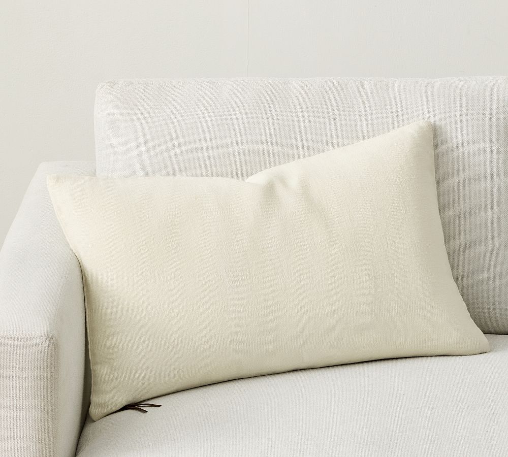 Everyday Linen Lumbar Pillow | Pottery Barn