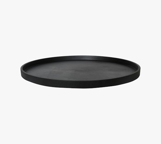 Lightweight Handcrafted Fiber Stone Saucer | Pottery Barn