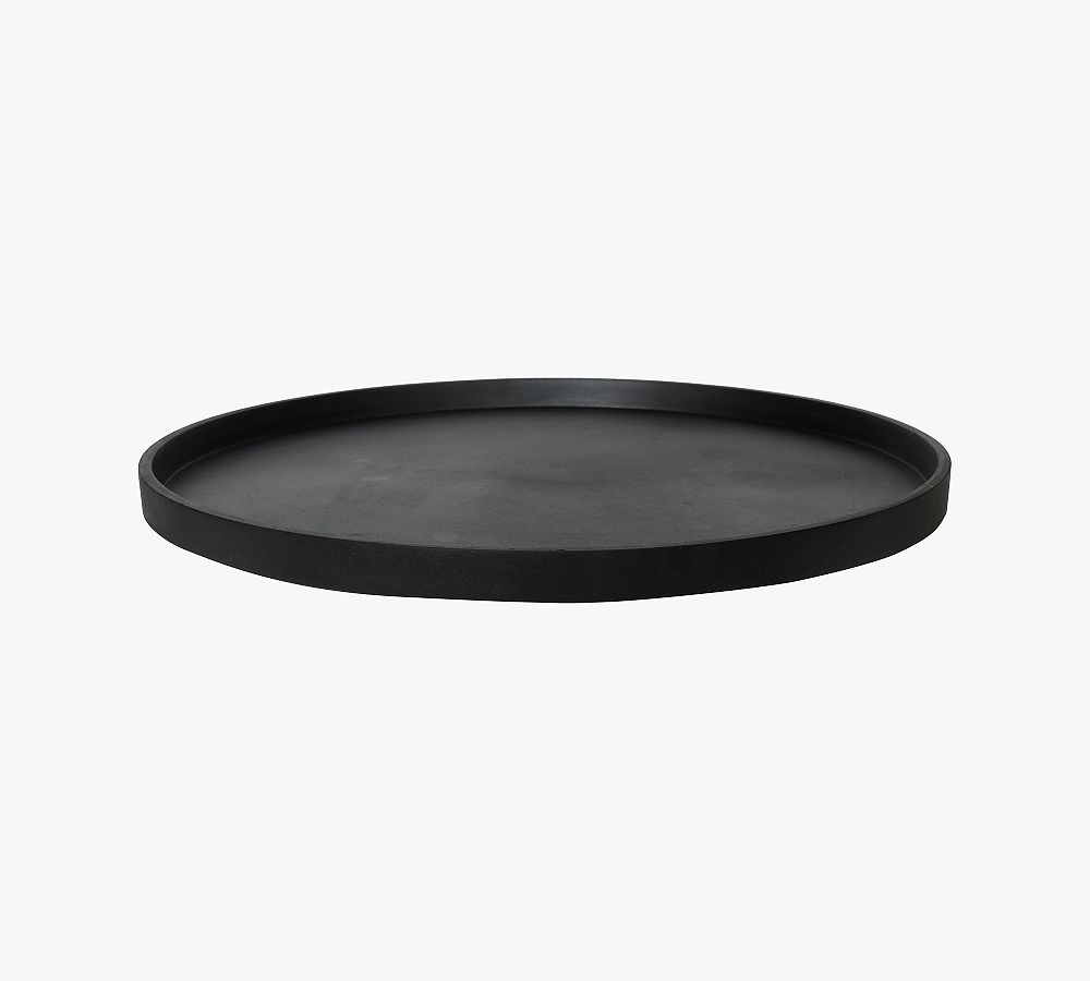 Lightweight Handcrafted Fiber Stone Saucer | Pottery Barn