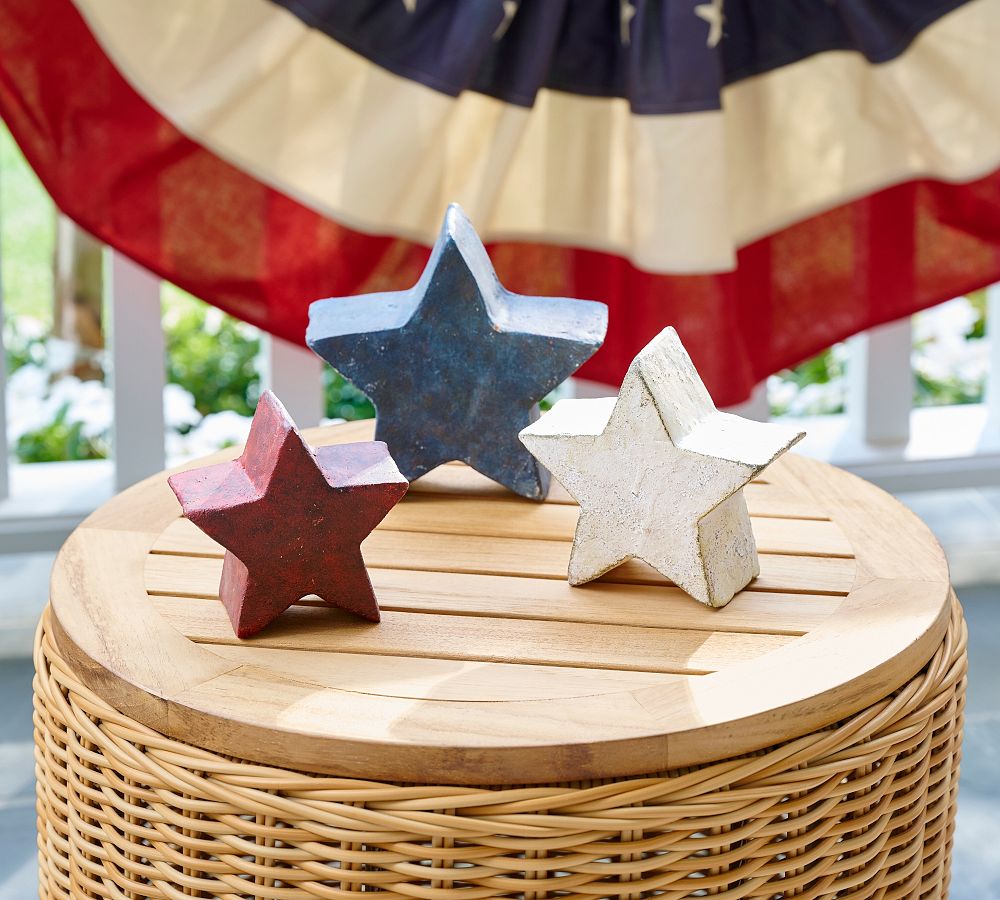 Americana Artisan Stars - Set of 3 | Pottery Barn