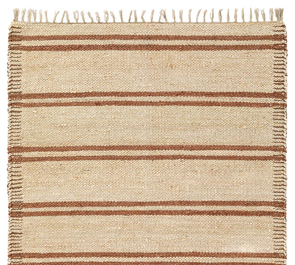 Rory Stripe Jute Rug | Pottery Barn