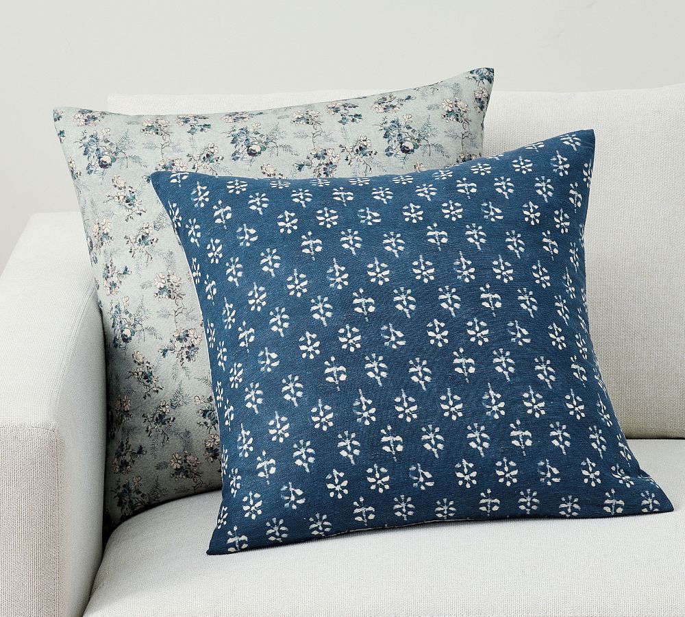 Jenna Reversible Printed Pillow | Pottery Barn