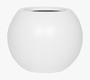 Modern Handcrafted Ceramic Sphere Indoor/Outdoor Planter | Pottery Barn