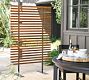 Acacia & Steel Outdoor Privacy Screen | Pottery Barn