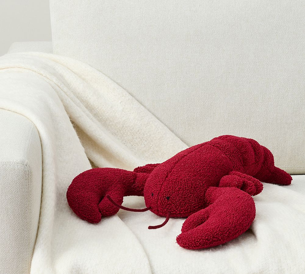 Larry the Lobster Shaped Pillow | Pottery Barn
