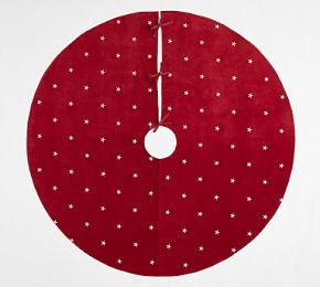Vintage Star Tree Skirt | Pottery Barn