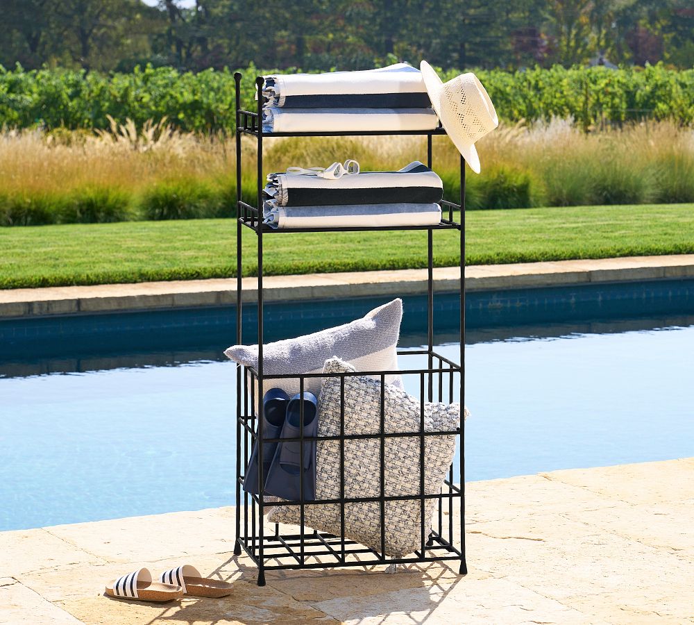 Aster Outdoor Storage Shelf | Pottery Barn