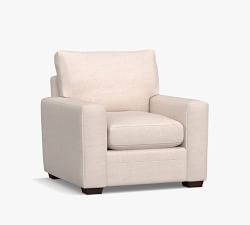 Pearce Modern Square Arm Chair | Pottery Barn