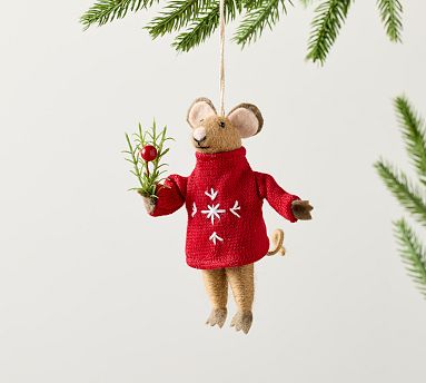 Felt Mouse Ornament | Pottery Barn