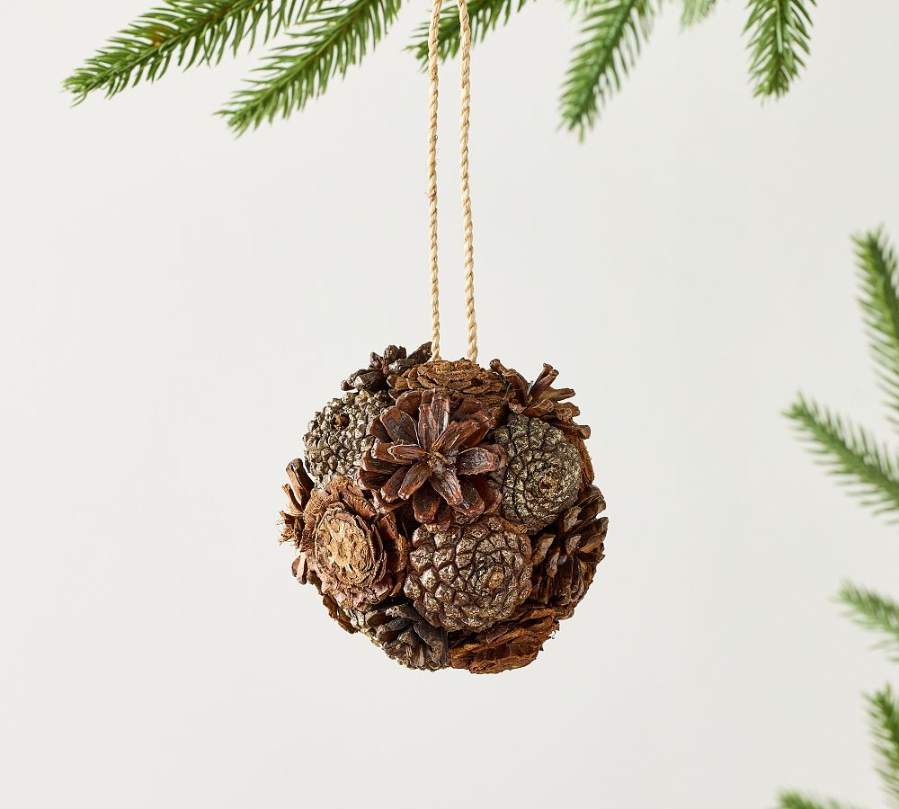 Pinecone Ball Ornament | Pottery Barn