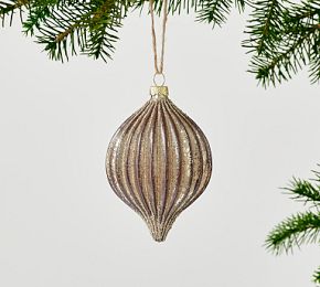 Bronze Ribbed Finial Ornament | Pottery Barn