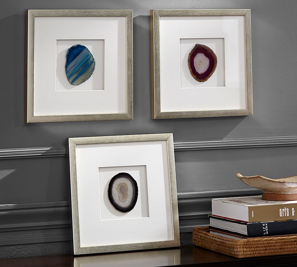 Framed Agate Shadow Box | Pottery Barn