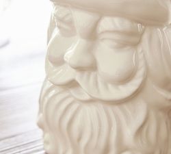 Santa Claus Ceramic Pitcher | Pottery Barn