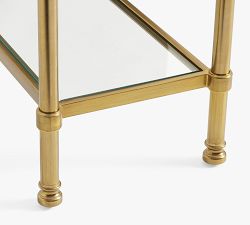 Everson Glass Console Table (58.5") | Pottery Barn