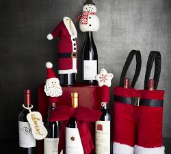 Holiday Wine Toppers | Pottery Barn